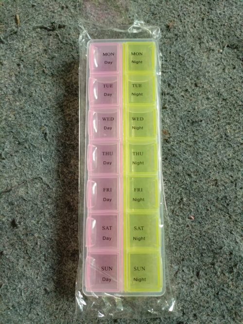 2-Week Pill Organizer Storage Box ( 14 Days Partitions )